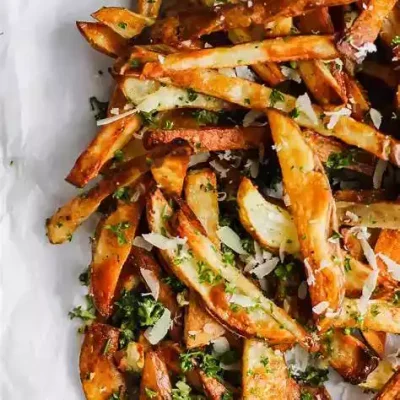 Crispy Herb Fries With All Purpose Infused Olive Oil